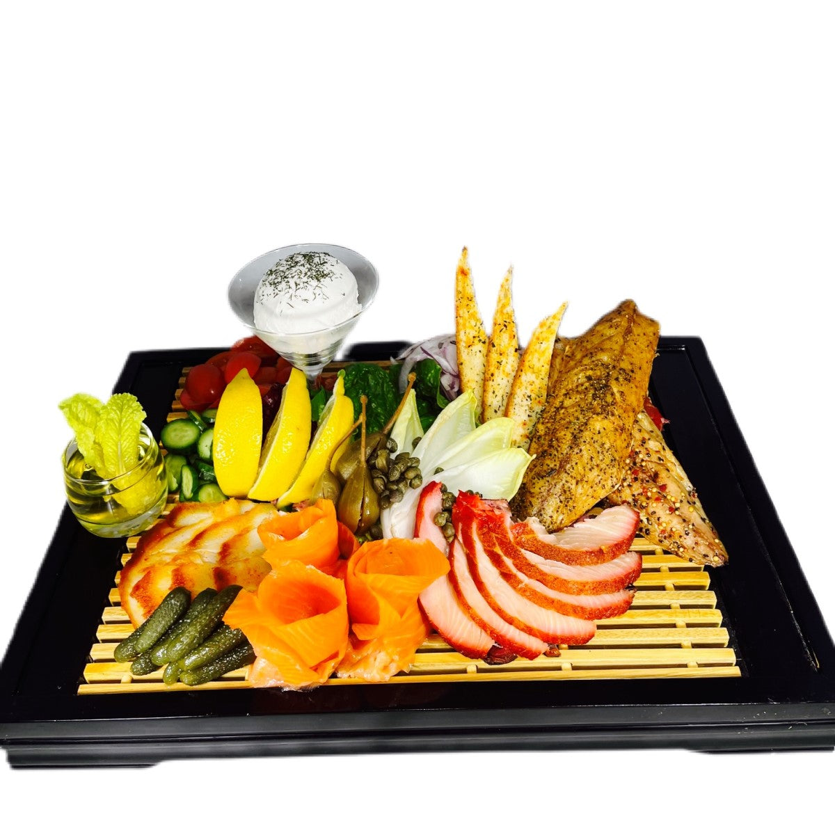 SMOKED FISH PLATTER (5-7PORTIONS) – La Marguerite Catering