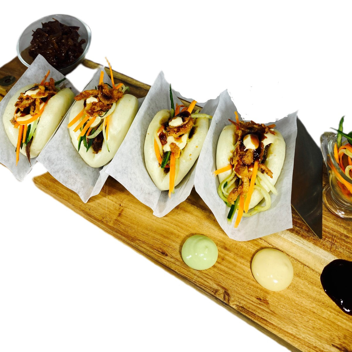 Steamed Bao Bun With pulled beef Meal Kit (5 Bao Buns) – La Marguerite ...